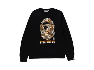 A BATHING APE X Grip Swany Crewneck Sweatshirt - Black