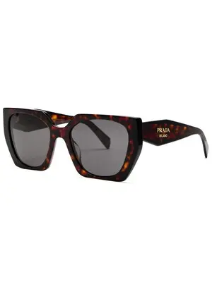 Prada Square-frame Sunglasses - Black