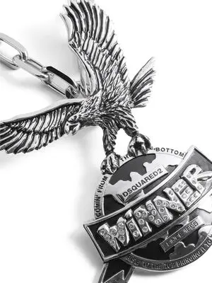 Dsquared2 Logo Charm Necklace