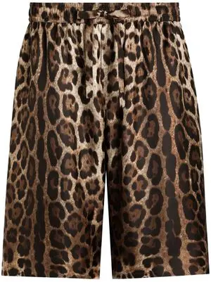 Dolce & Gabbana Leopard-print Shorts