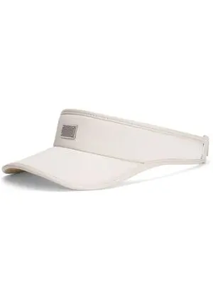 Dolce & Gabbana Logo-plaque Visor - Neutrals