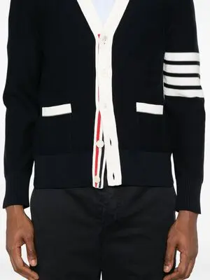 Thom Browne V-neck Cotton Cardigan