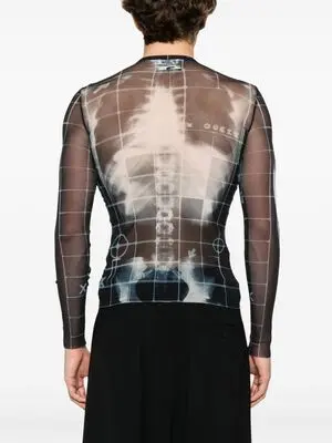 JEAN PAUL GAULTIER Squeletor Top - Black