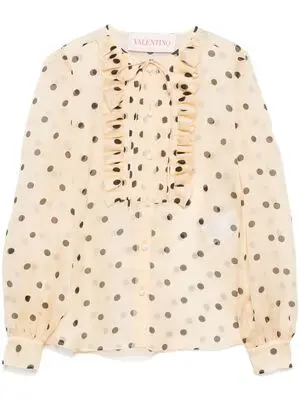 Valentino Garavani Polka Dots Blouses