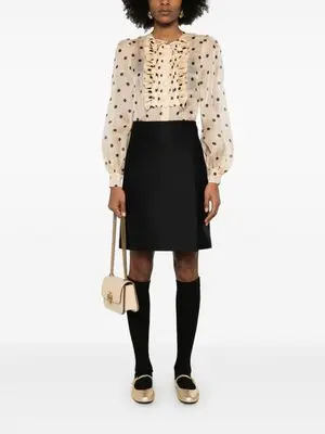 Valentino Garavani Polka Dot Blouse - Neutrals