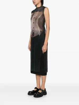 IA LONDON Graphic-print Midi Dress