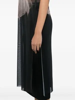IA LONDON Graphic-print Midi Dress