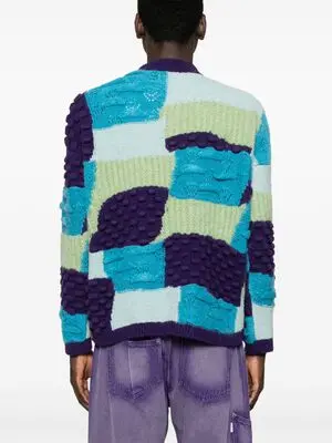 BONSAI Intarsia-knit Crew-neck Sweater