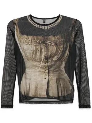 IA LONDON Graphic-print Top