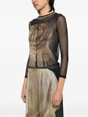 IA LONDON Graphic-print Top