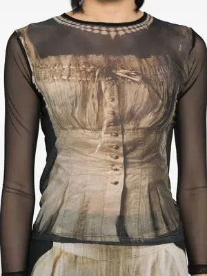 IA LONDON Graphic-print Top
