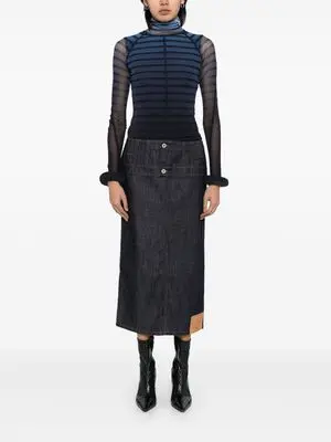 Jean Paul Gaultier 3d Striped Top