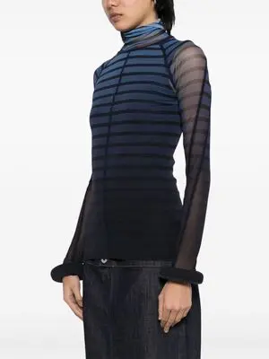 Jean Paul Gaultier 3d Striped Top