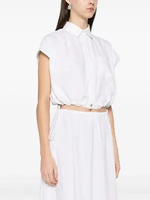 Sacai Logo-embroidered Shirt