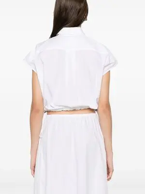 Sacai Logo-embroidered Shirt