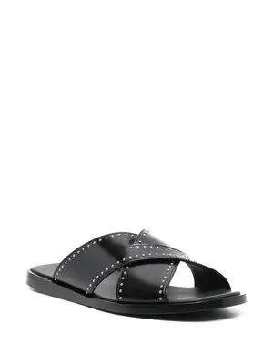 Church's Stud-embellished Slides - Black