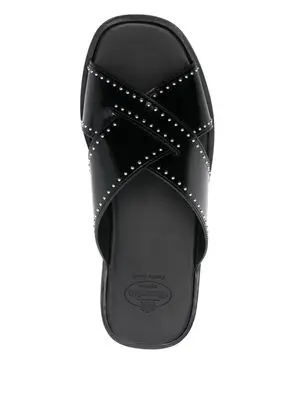 Church's Stud-embellished Slides - Black