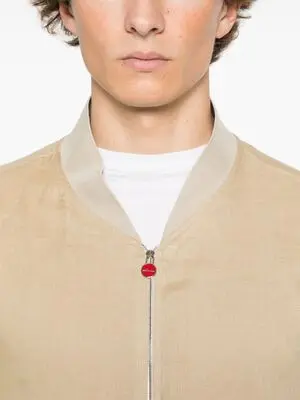 Kiton Linen Bomber Jacket