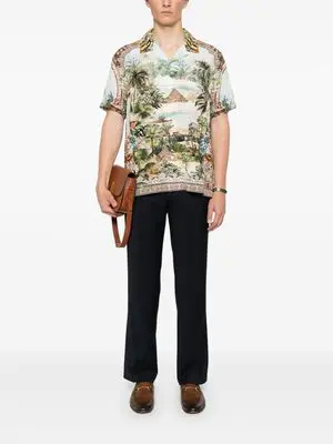 Etro Pleat-detailing Wool Trousers