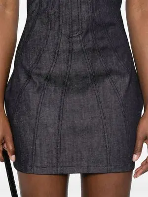 MUGLER Strapless Mini Dress - Black