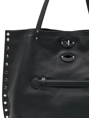 ZANELLATO Medium A'spasso Saeta Tote Bag - Black