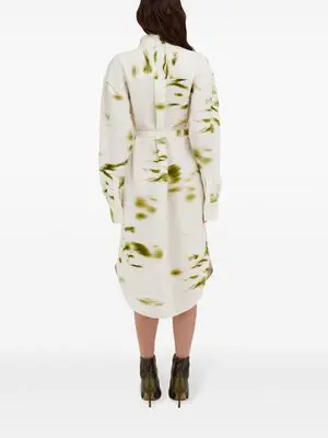 FERRAGAMO Blossom Print Shirt Dress