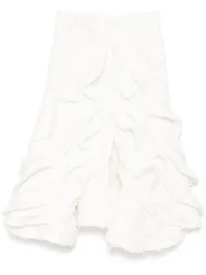 Maticevski Feathery Swing Skirt