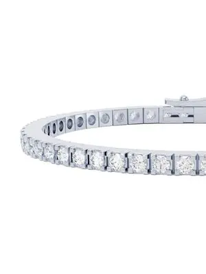 LOEV 18k Recycled White Gold Diamond Bracelet - Silver
