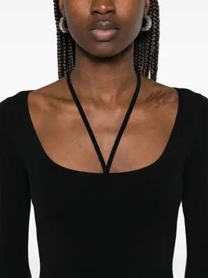 ANDREĀDAMO Sculpting Jersey Midi Dress - Black