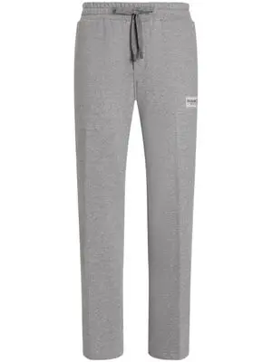 Dolce & Gabbana Logo-patch Track Pants - Grey