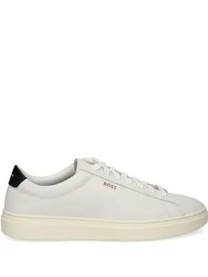 BOSS Logo-print Sneakers - Neutrals