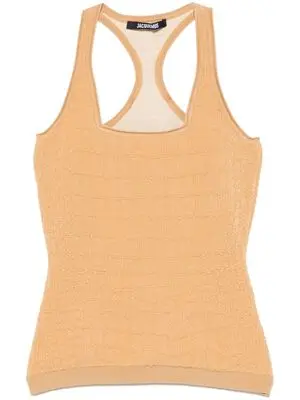Jacquemus Le Debardeur Scala Tank Top - Brown