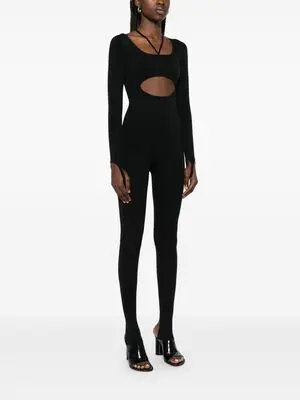 ANDREĀDAMO Sculpting Jersey Jumpsuit - Black