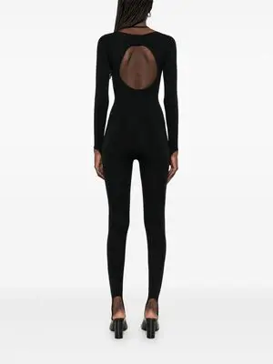 ANDREĀDAMO Sculpting Jersey Jumpsuit - Black
