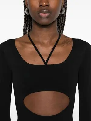 ANDREĀDAMO Sculpting Jersey Jumpsuit - Black