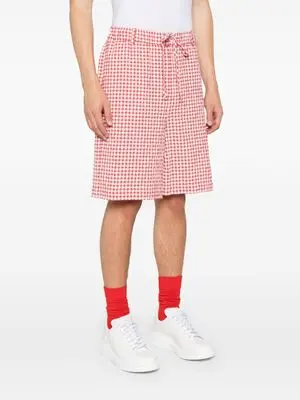 Marni Gingham Seersucker Shorts