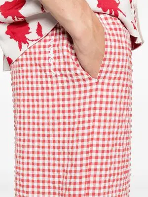 Marni Gingham Seersucker Shorts