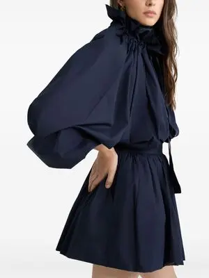 PATOU Iconic Drawstring Poplin Top - Blue