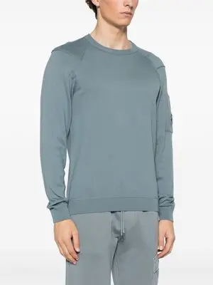 C.P. COMPANY Lens-detail Sweater - Blue
