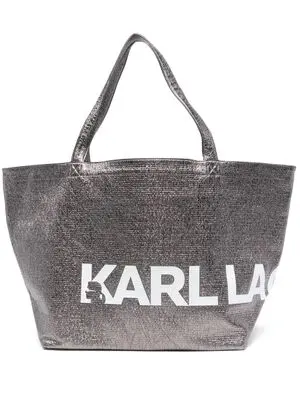 Karl Lagerfeld K Essential Tote - Silver