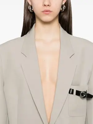 Coperni Belted-pocket Blazer - Green