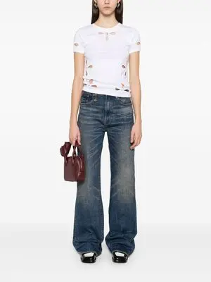Coperni Petal-embroidered T-shirt