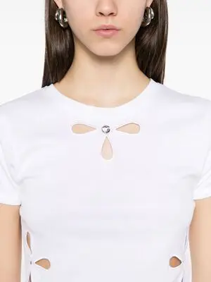 Coperni Petal-embroidered T-shirt