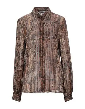 Liu Jo Animal Print Crepe Shirt