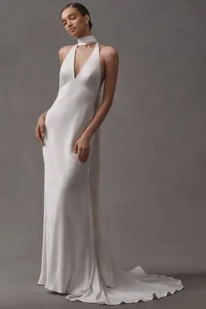 Jenny Yoo Jennifer Plunge Wedding Gown