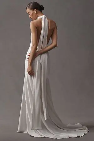 Jenny Yoo Jennifer Plunge Wedding Gown