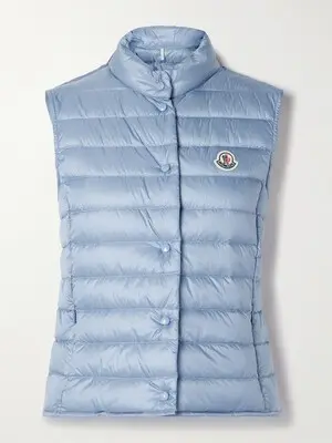 Moncler Liane Quilted Down Vest - Blue
