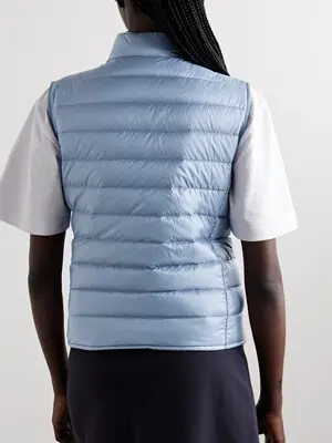 Moncler Liane Quilted Down Vest - Blue