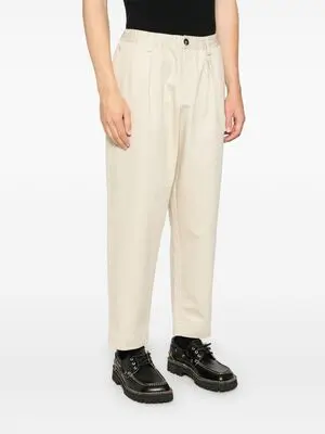 Marni Organic Cotton Trousers - Neutrals