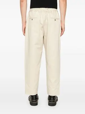 Marni Organic Cotton Trousers - Neutrals